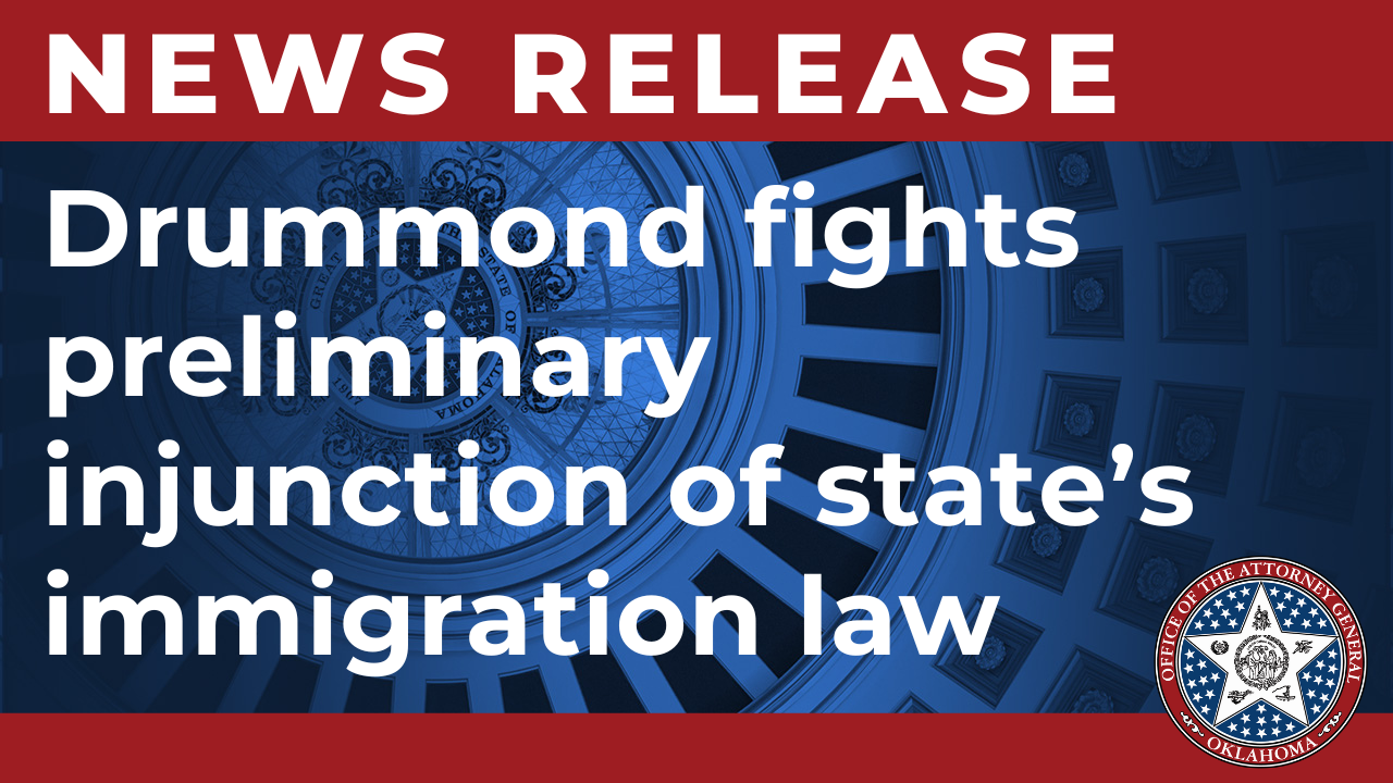 Drummond fights preliminary injunction of state’s immigration law